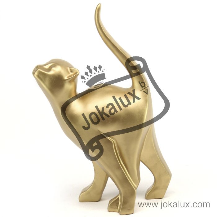 Kattenbeeld - goud Jokalux B.V.